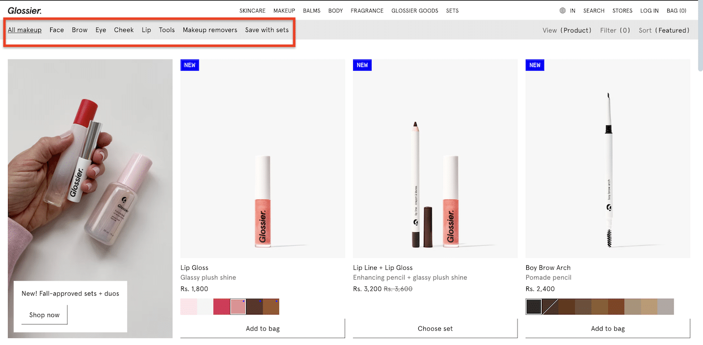 How to Create Effective E-commerce Category Pages - Invesp